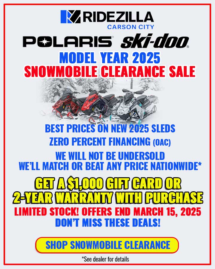 Ridezilla Carson City | Serving Carson City, Reno, & Lake Tahoe